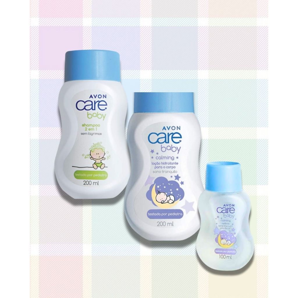 PRESENTE AVON CARE BABY - SHAMPOO/HIDRATANTE/COLÔNIA | Shopee Brasil