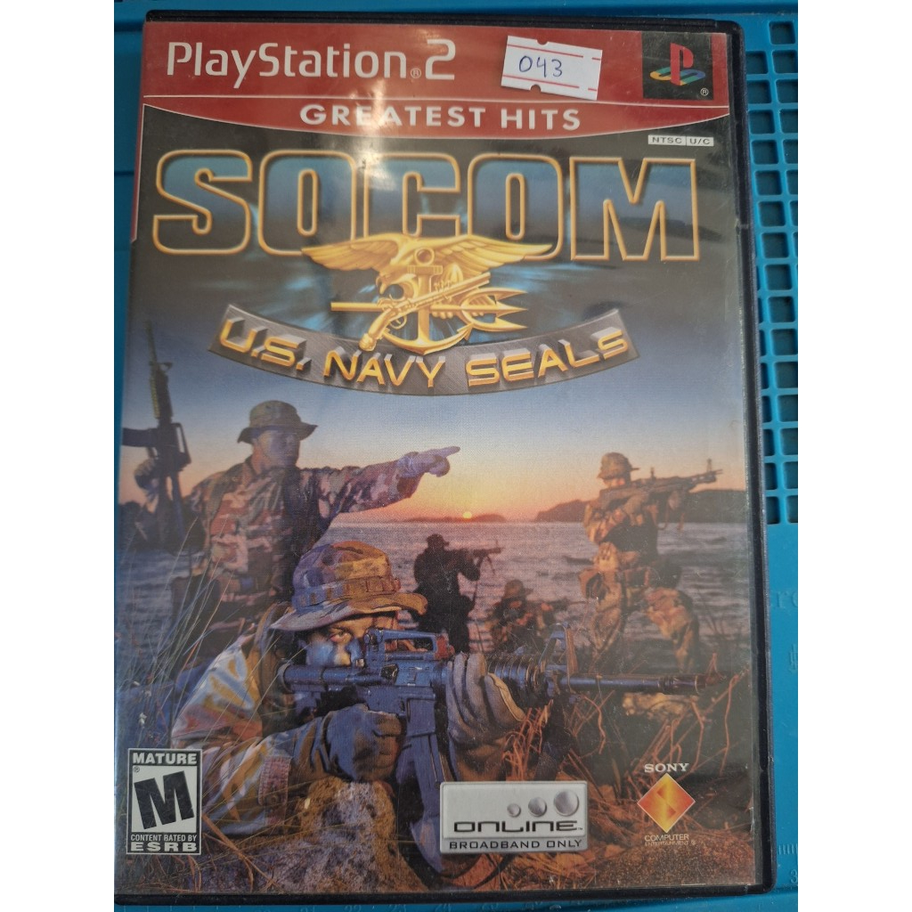 Jogo PS2 Socom U.S. Navy Seals (completo) | Shopee Brasil