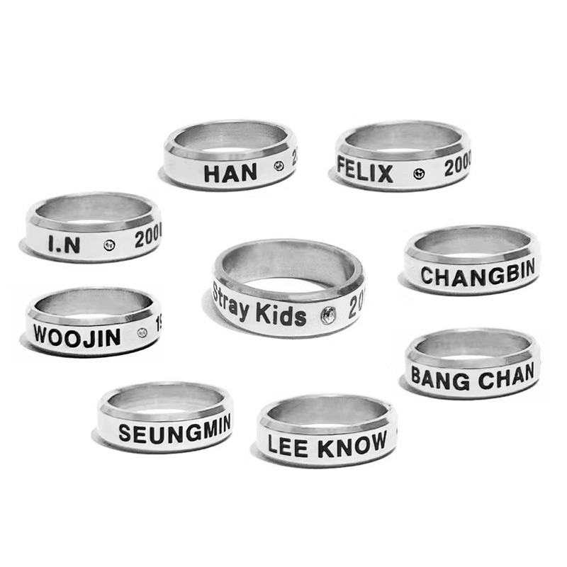 Stray kids Anel ring Skz Skzoo membro idol kpop | Shopee Brasil