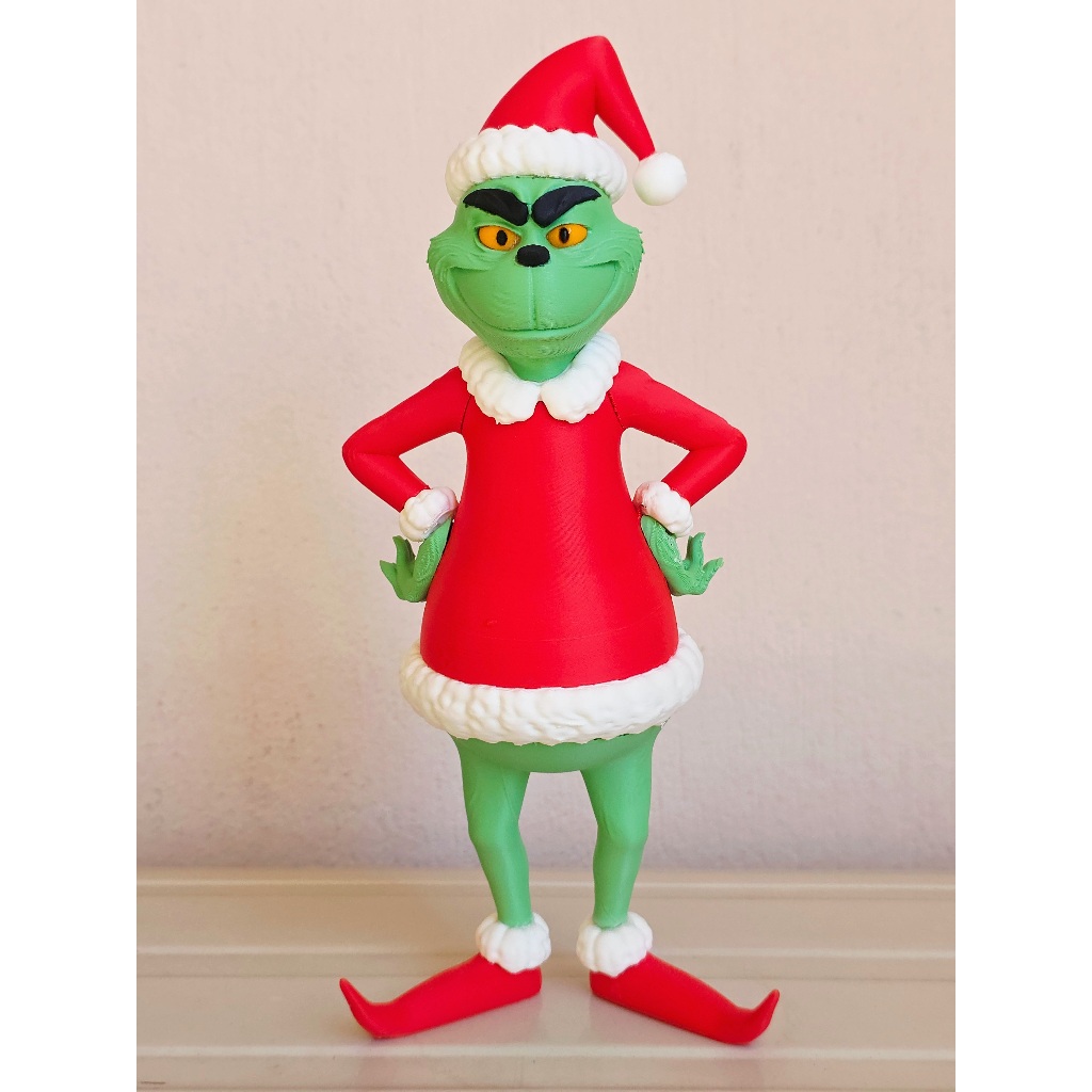 Boneco Grinch de Natal 3D | Shopee Brasil
