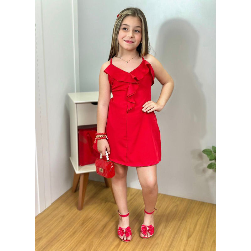 macaquinho infantil moda blogueirinha verao 2026 natal ano novo | Shopee Brasil