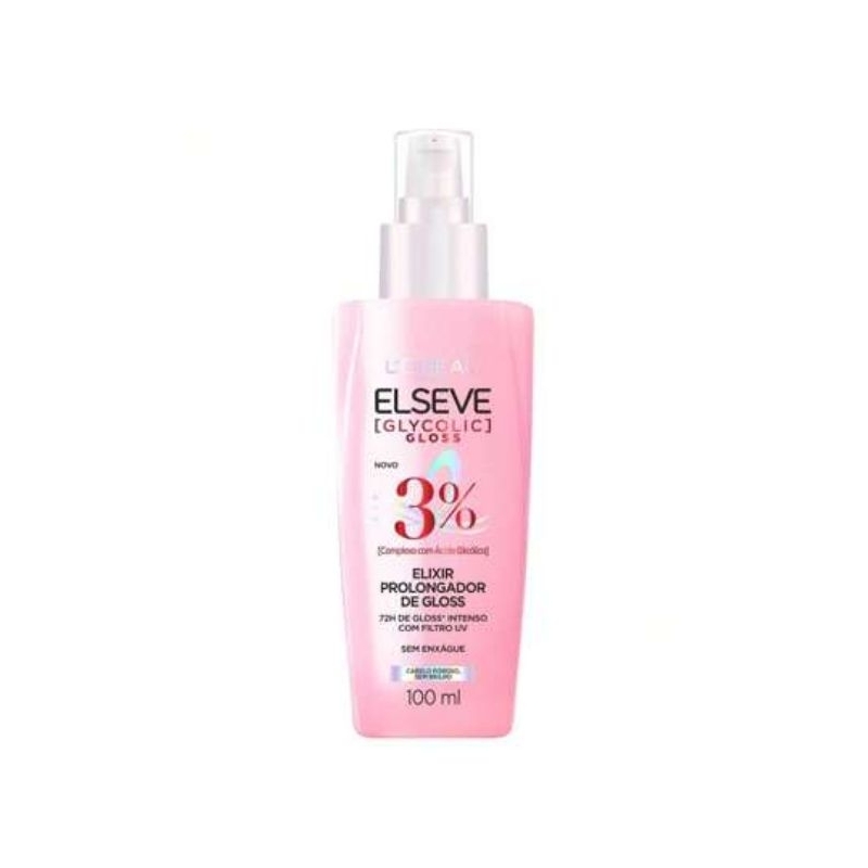 Sérum Capilar Elseve Prolongador De Gloss Glyconic Gloss 100Ml | Shopee ...