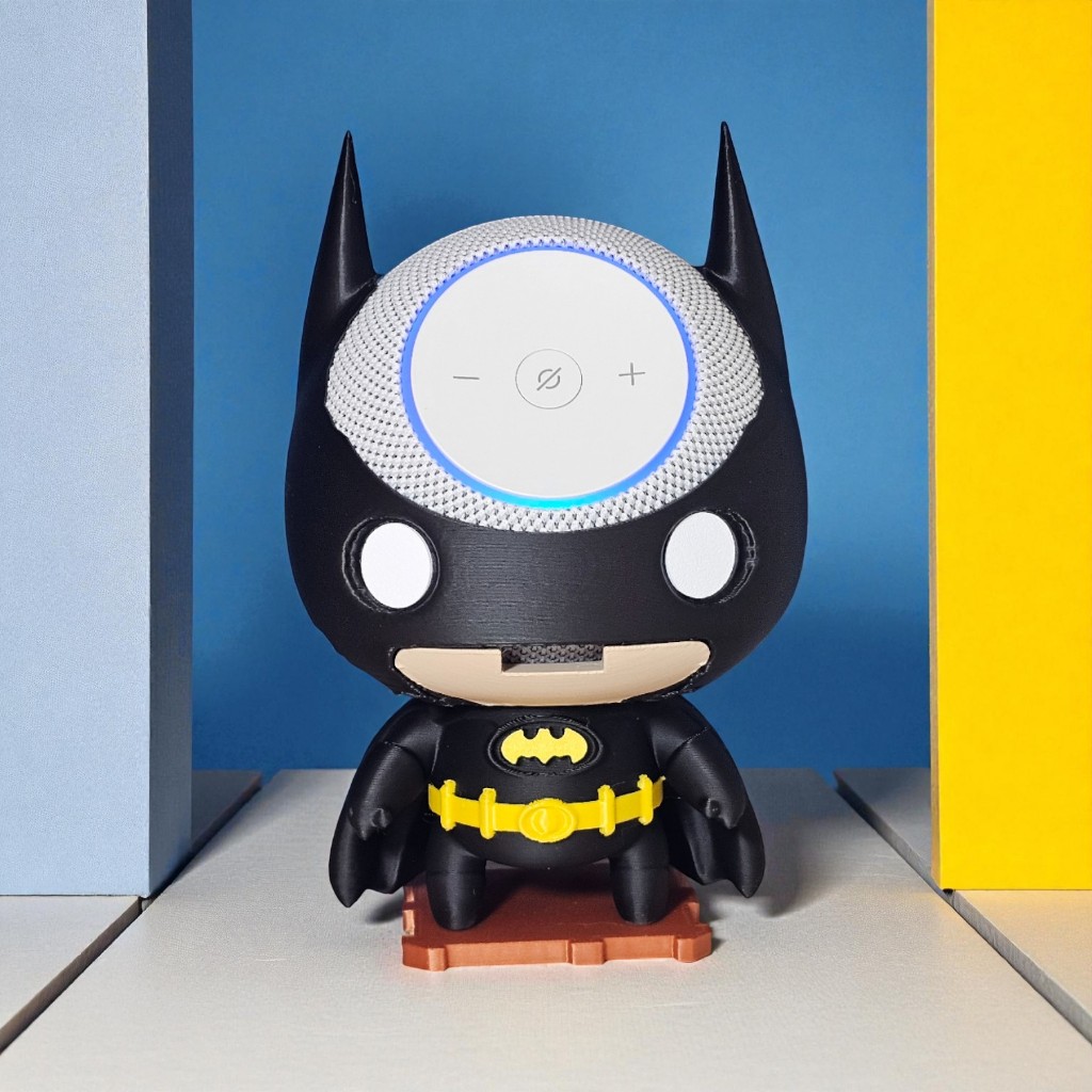 Suporte Alexa Echo Dot MAX Batman - Presente, decoração criativa ...