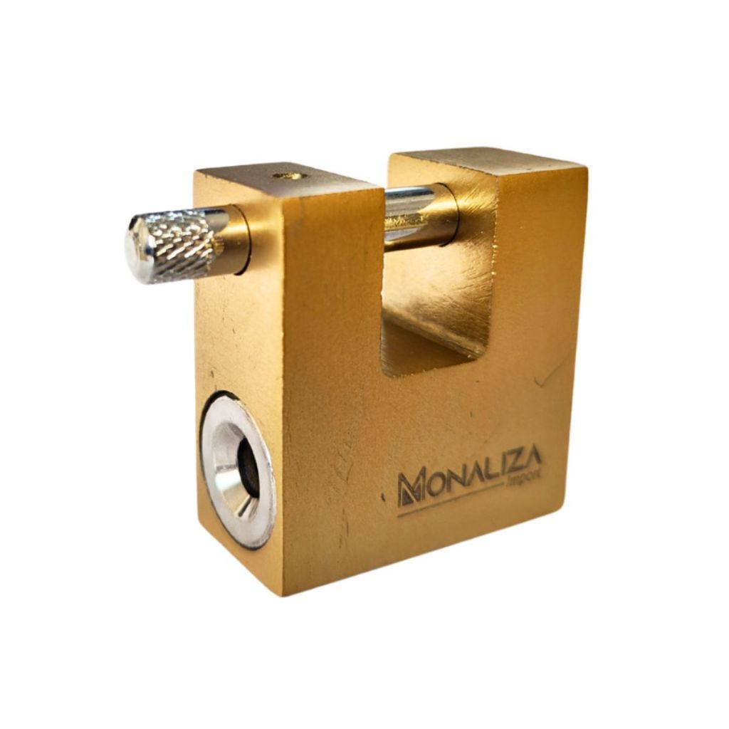 Cadeado Monaliza 40mm Alta Segurança Aço Carbono Inviolável Com 4 ...