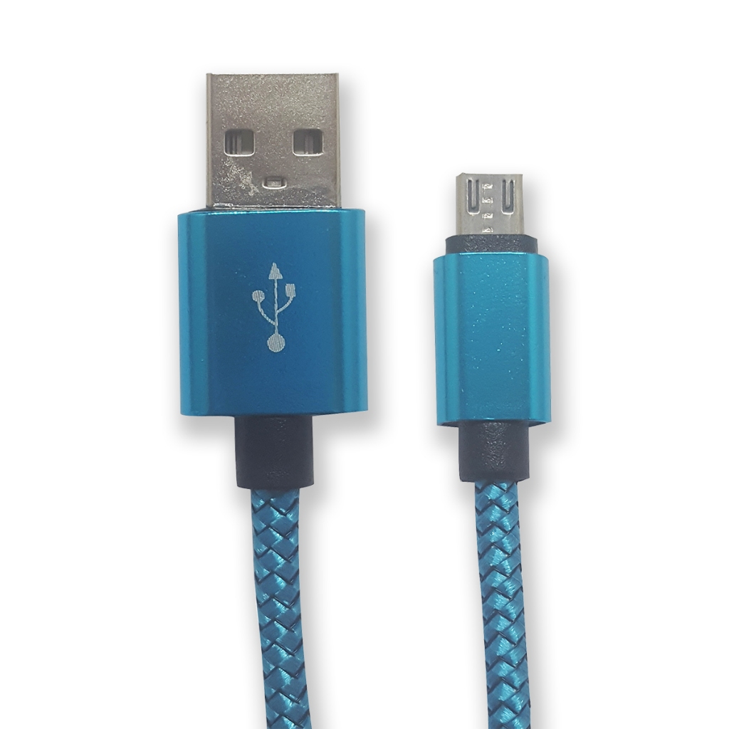CABO MICRO USB LED AZUL - MODERNIDADE E ESTILO | Shopee Brasil