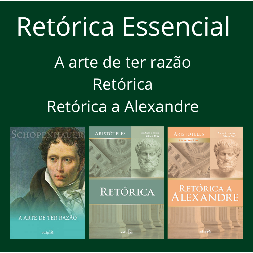 Retórica Essencial - Kit com 03 livros sobre Persuasão, Argumentação e ...