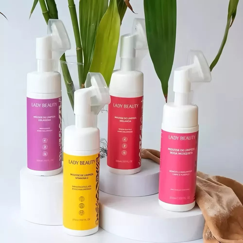 Mousse de Limpeza Facial - Lady Beauty | Shopee Brasil