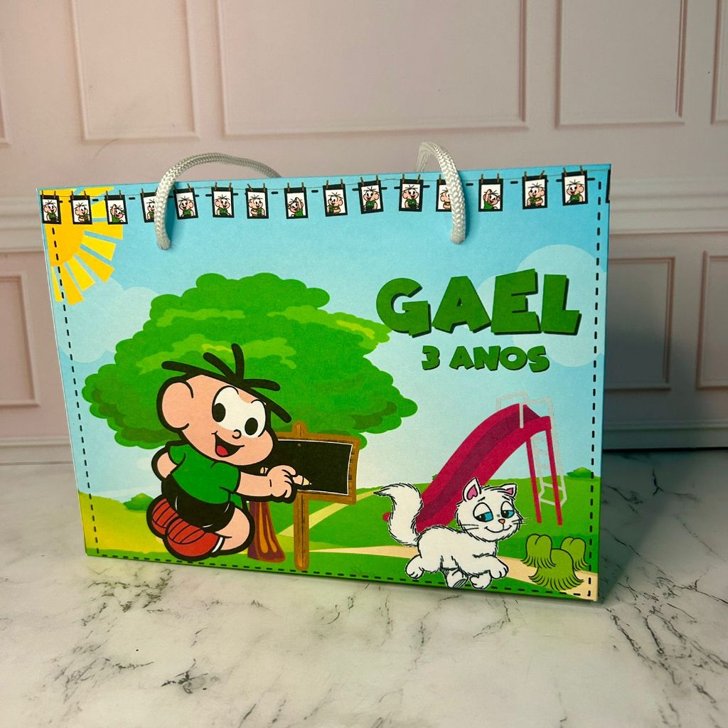 Sacolinhas personalizadas Cebolinha - PEGUE E MONTE | Shopee Brasil