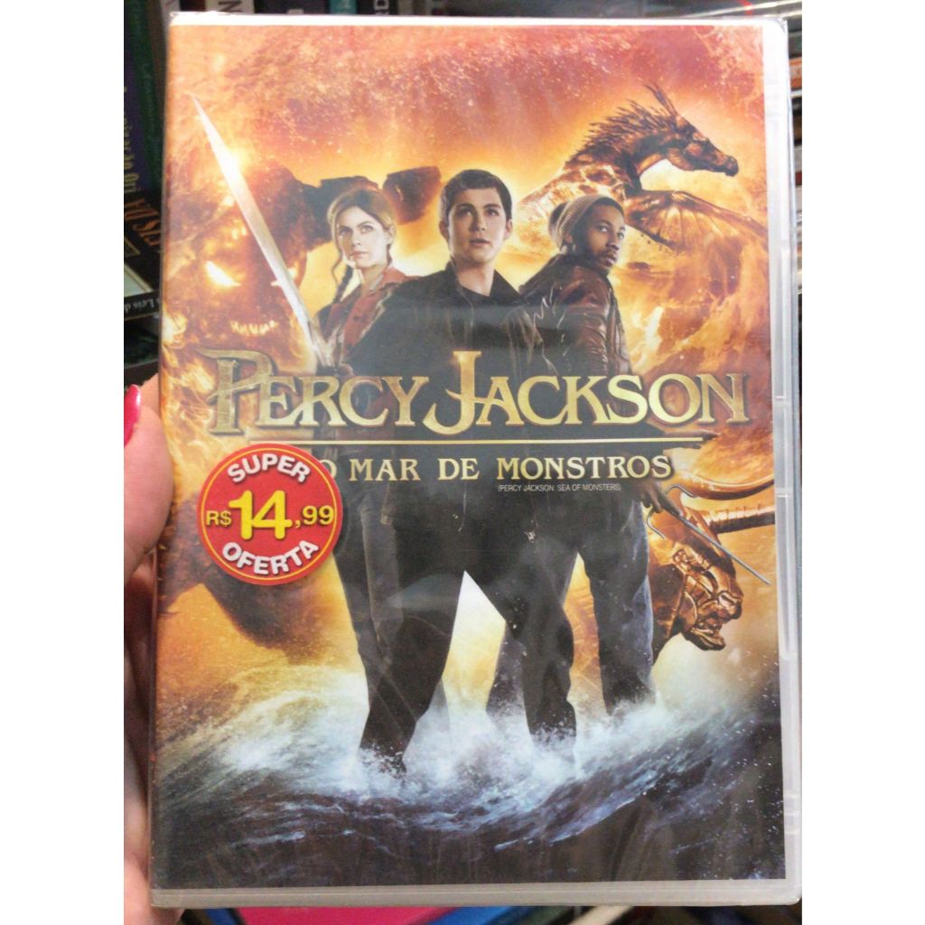 DVD PERCY JACKSON E O MAR DE MONSTROS (LACRADO) | Shopee Brasil