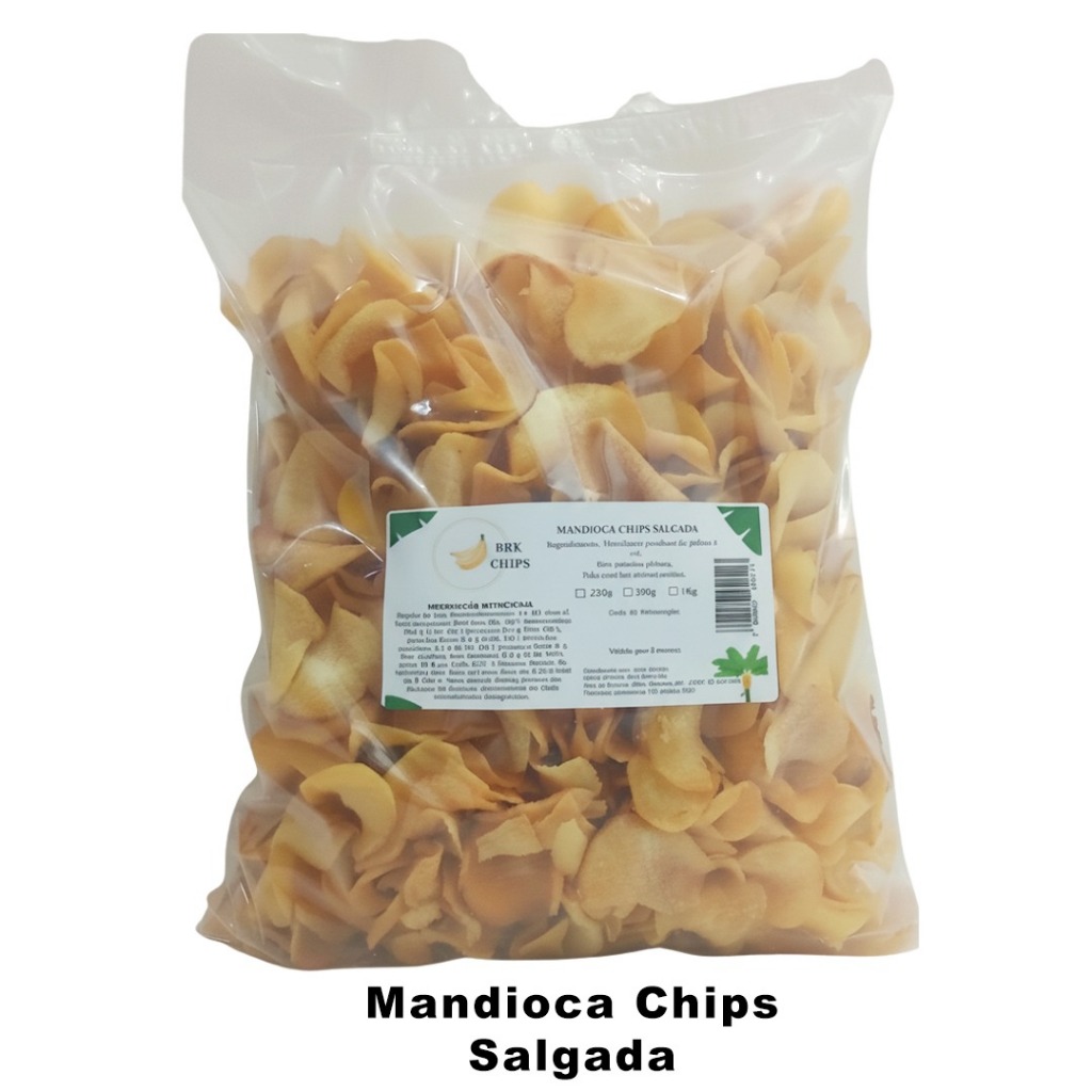 MANDIOCA/AIPIM CHIPS SALGADA - 500G | Shopee Brasil