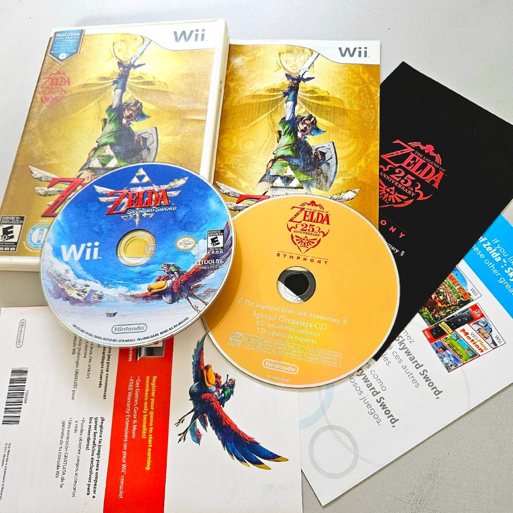The Legend Of Zelda Skyward Sword Original Nintendo Wii | Shopee Brasil