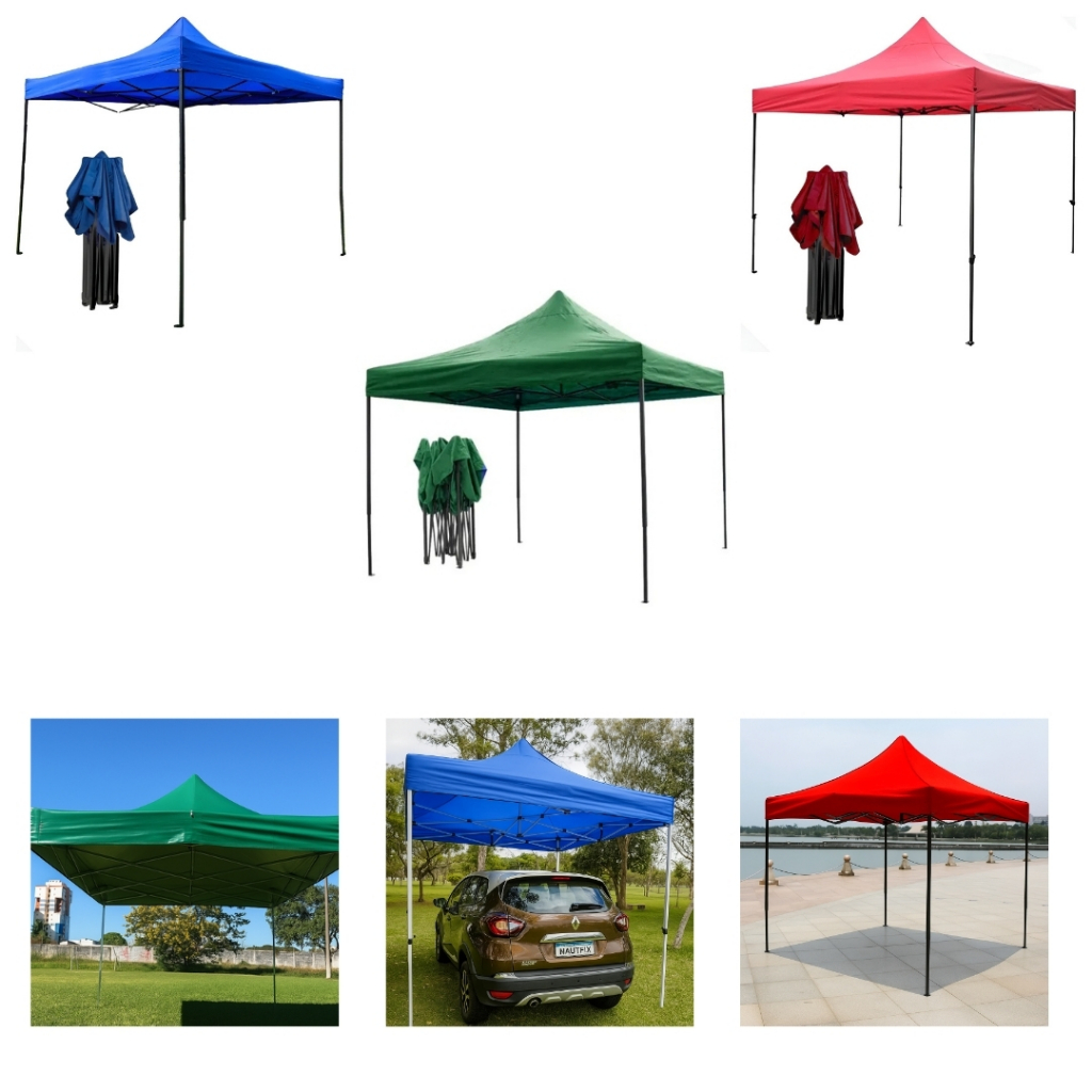 Tenda Articulada 3x3 Reforçada Gazebo Aço Carbono | Shopee Brasil