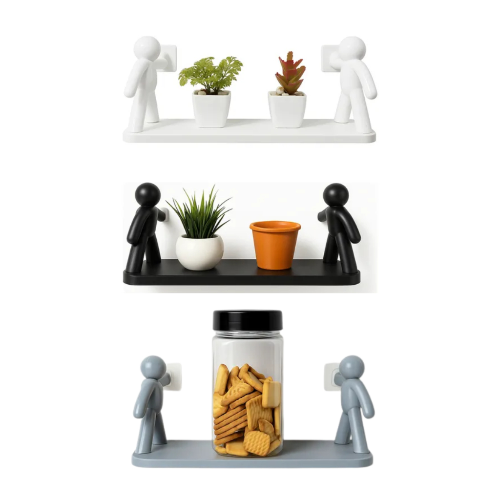 Prateleira Sem Furo Buddy Boneco Para Shampoo e Produtos | Shopee Brasil