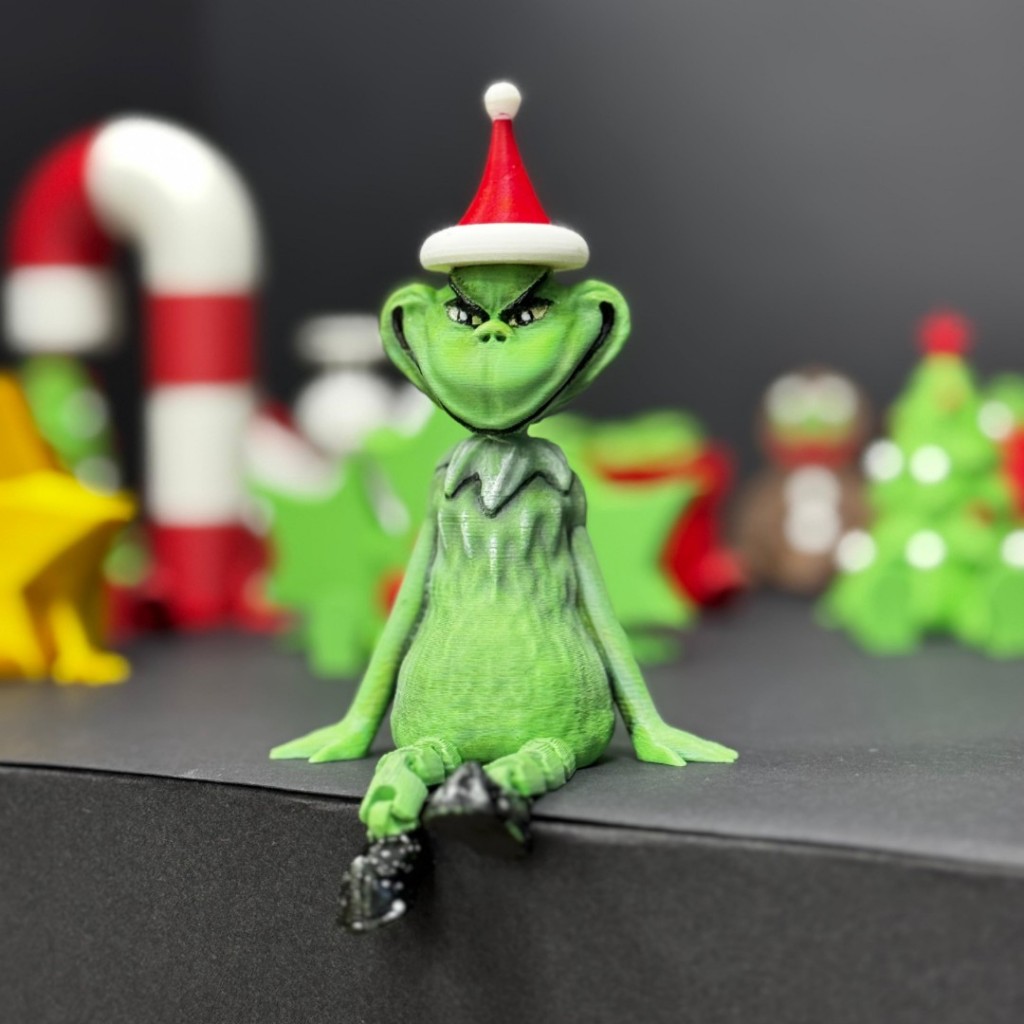 Boneco Articulado Grinch Decoração Natal | Shopee Brasil