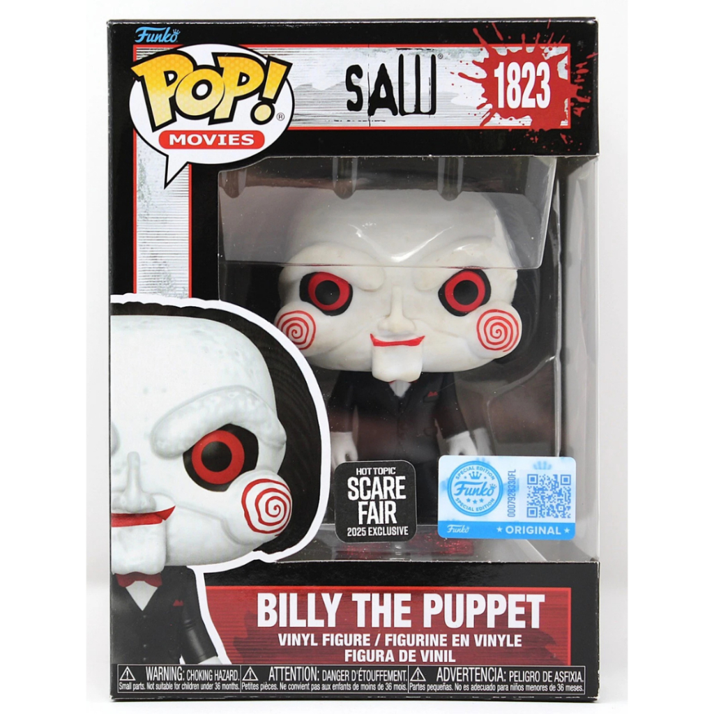 Funko Pop Billy The Puppet 1823 Hot Topic Scare Fair 1823 Saw | Shopee ...