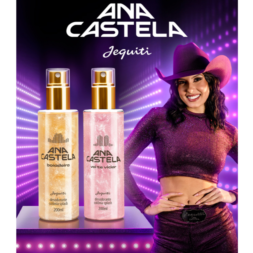 Body Splash Ana Castela Jequiti 200ml - Kit Splash Desodorante ...