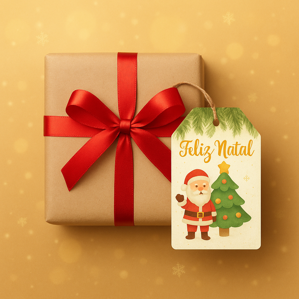TAG DE NATAL PERSONALIZADA | KIT COM 30 40 50 100 TAGS | TAG PARA ...