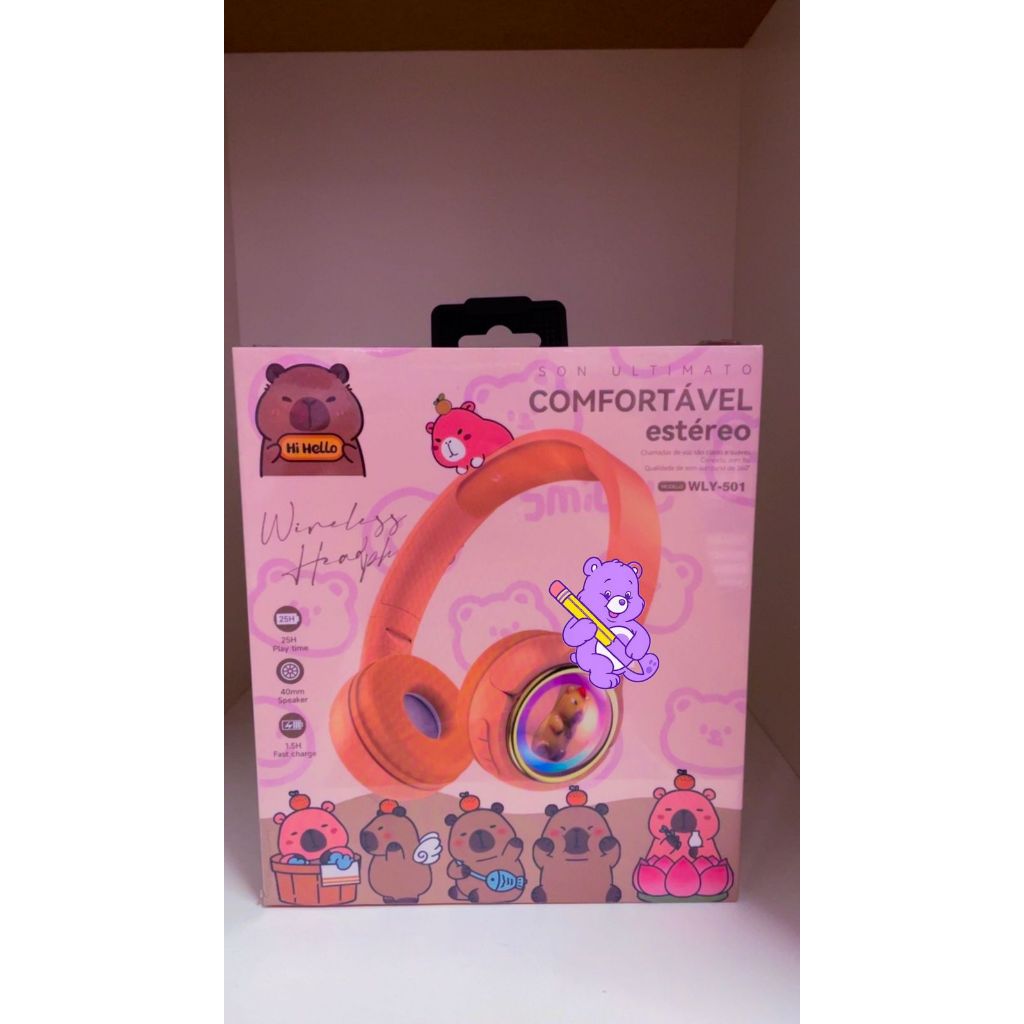 Fone de Ouvido Capivara | Shopee Brasil