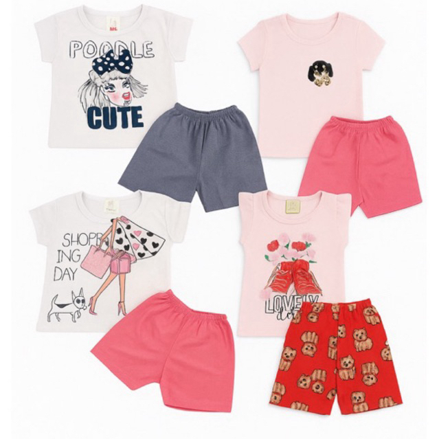 Kit Infantil Promocional Econômico 4 Conjuntos | Shopee Brasil