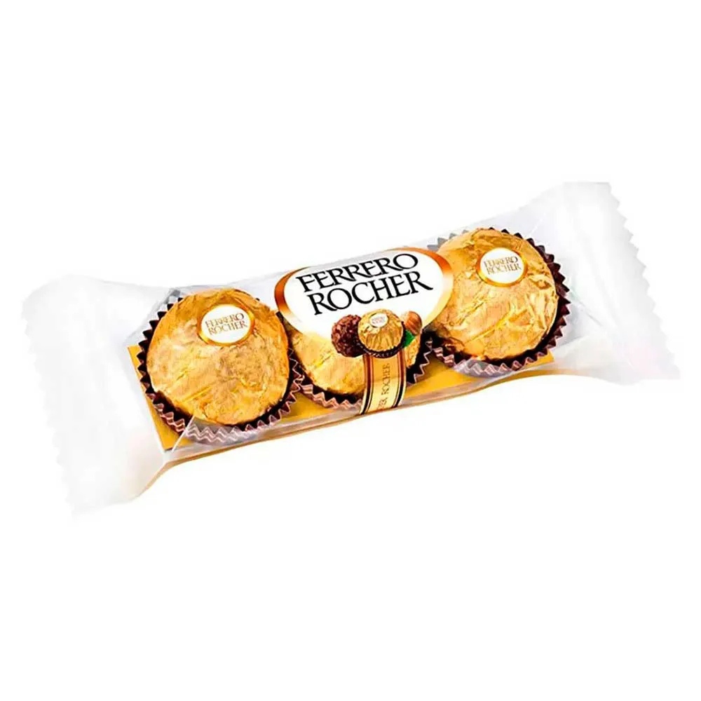 FERRERO ROCHER 3 UNIDADES 37,5G | Shopee Brasil