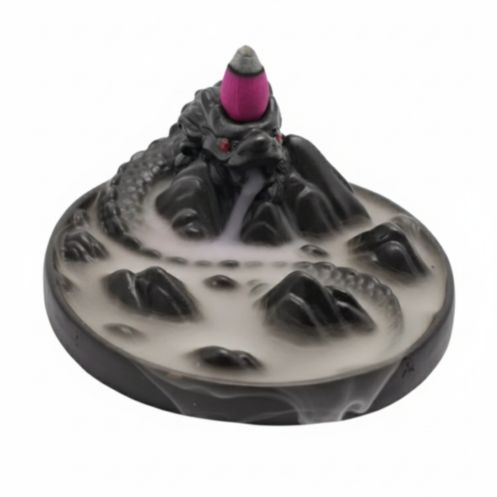 Incensário Dragão Cascata Zen Transforme Seu Ambiente com Fumaça ...