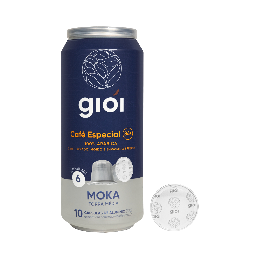 10 Cápsulas Moka - Giói Café Especial, 100% Arábica, Cápsulas ...