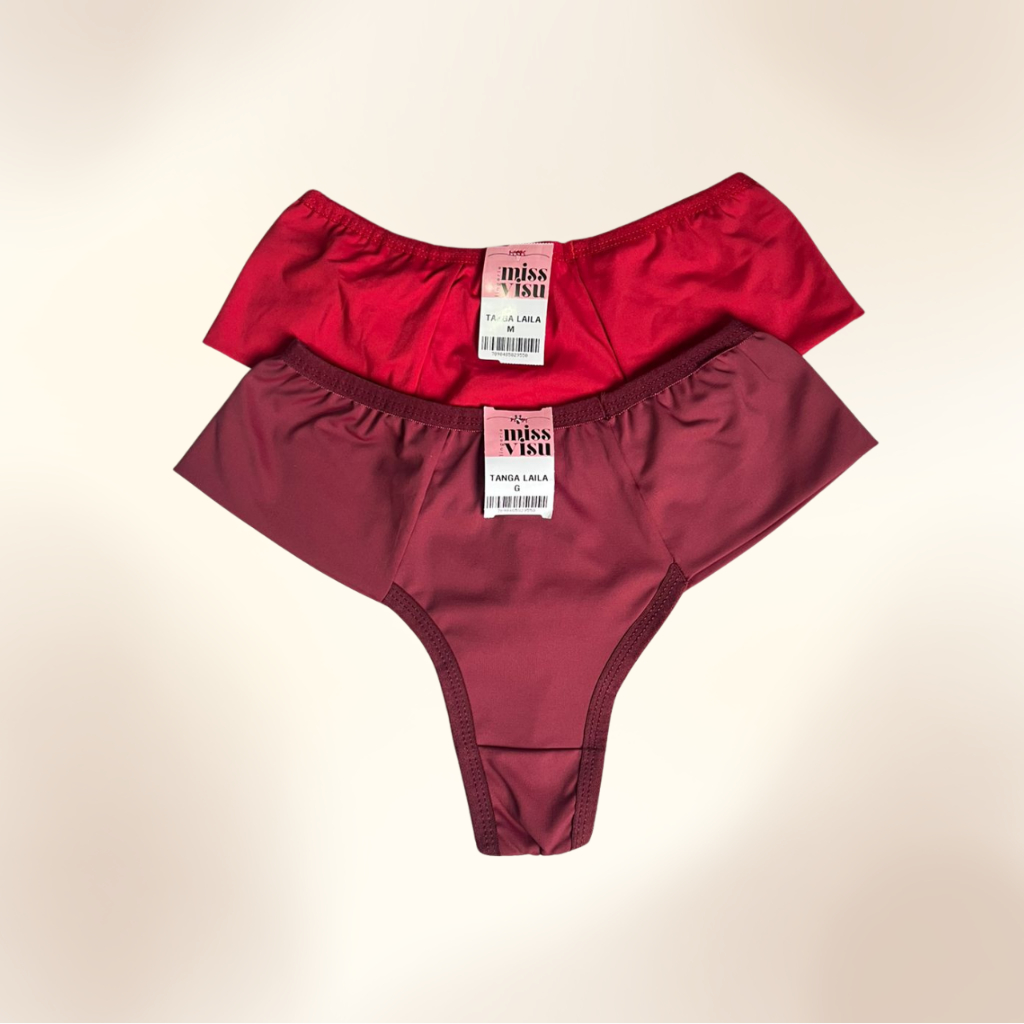 Kit Calcinha Prime Fio Duplo Cos Alto Cintura Alta Fio Dental Cos Duplo Conforto Beleza e ...