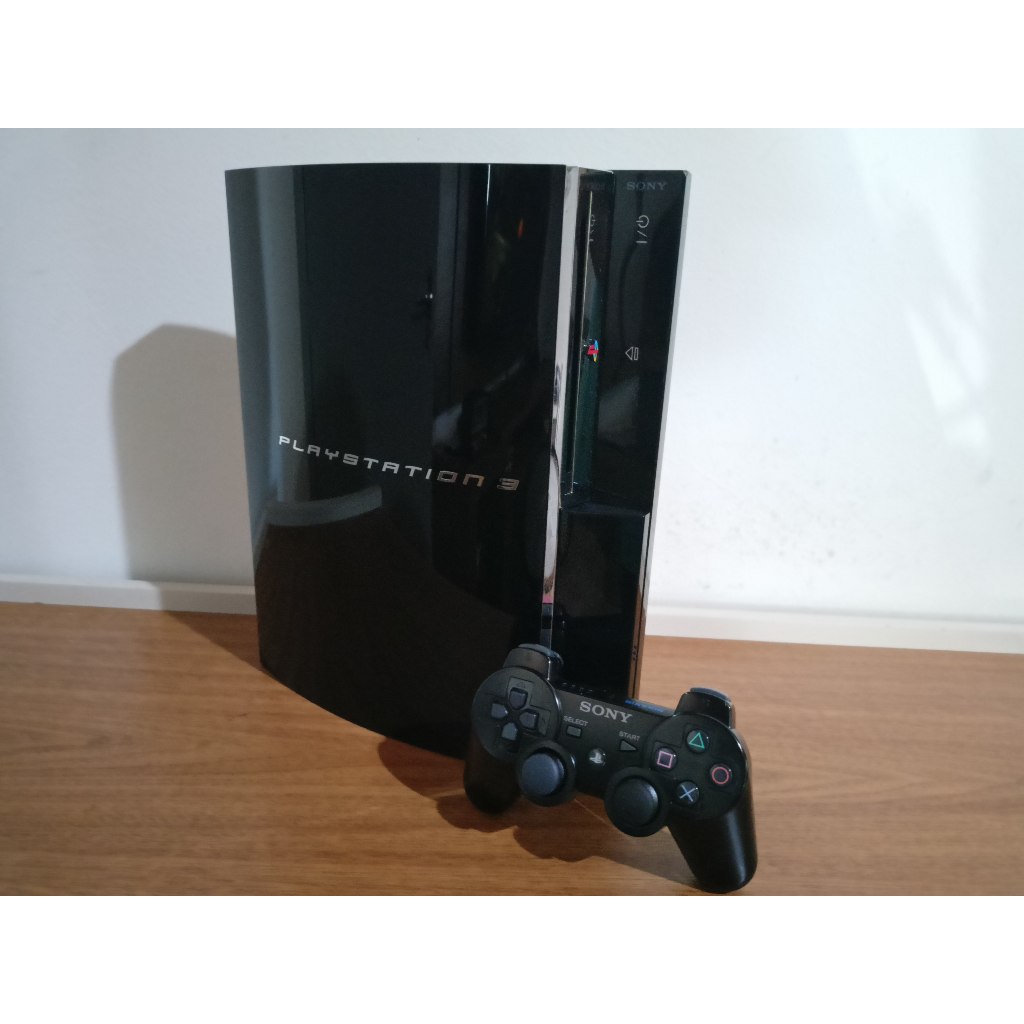 Ps3 PlayStation 3 fat Retrocompativel 500 gb + 1 Controle Original + 50 ...