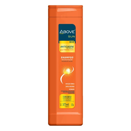 Shampoo Above Men Anticaspa Sun Protection 325ml | Shopee Brasil