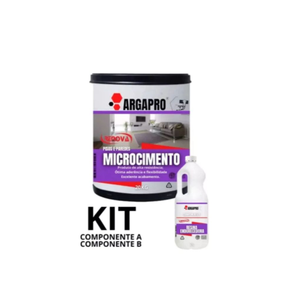 Microcimento (branco gelo) revestimento pisos argapro kit 20kg | Shopee ...