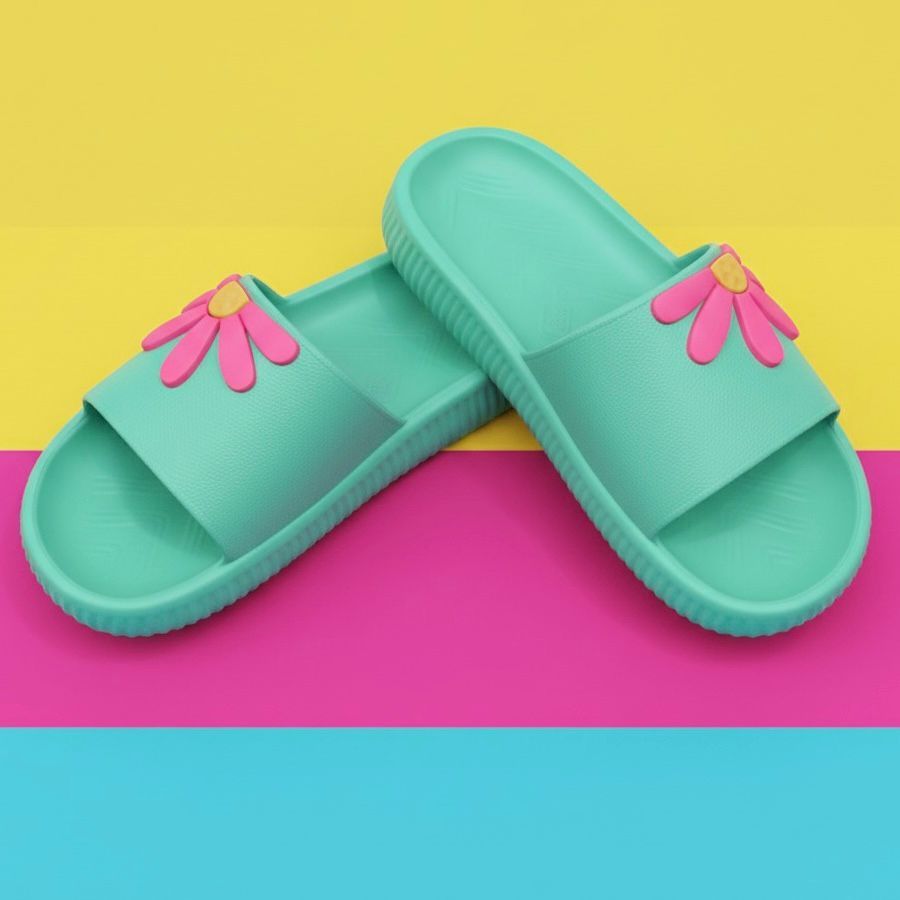 Chinelo Menina Infantil Adulto Feminina Macio Florzinha Personalizado ...