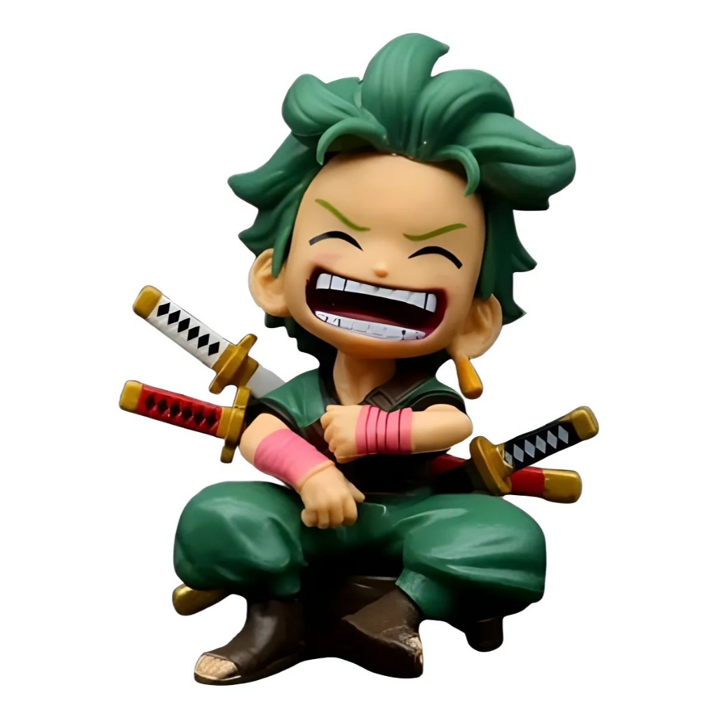Boneco Zoro Feliz One Piece 12cm Colecionável | Shopee Brasil