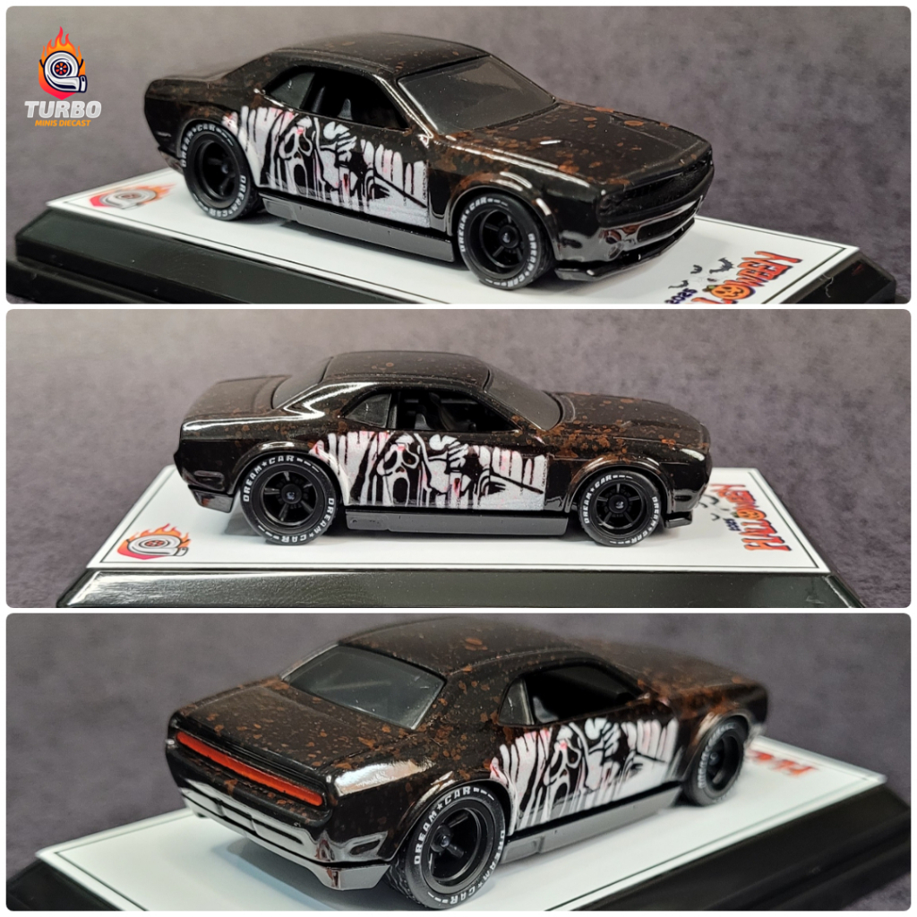 Hot Wheels Dodge Challenger Ghostface - Halloween 2025 - Custom 1:64 ...