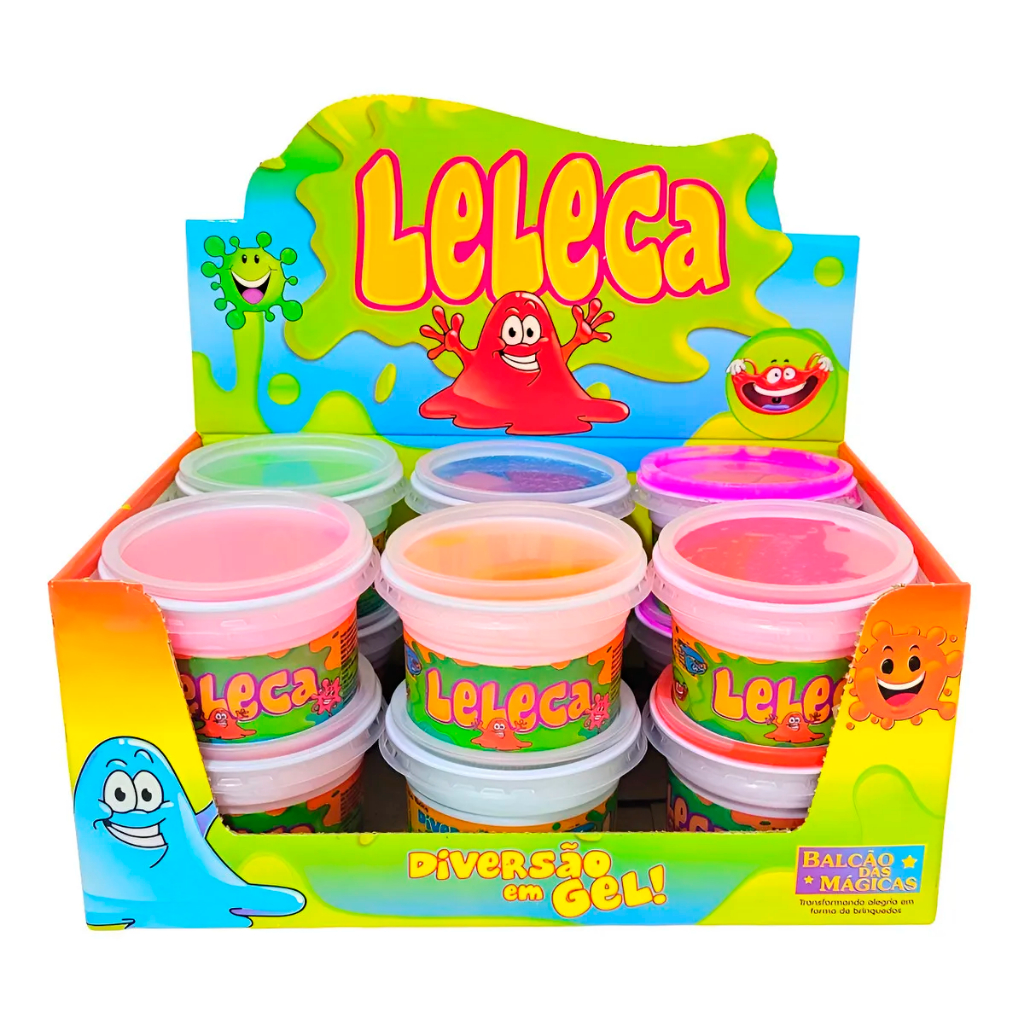 Kit 6 Leleca Geleca Puxa Puxa Slime Massinha Modelar | Shopee Brasil