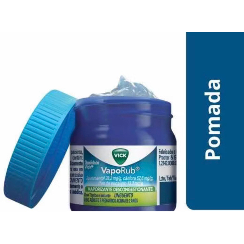 Vick VapoRub Lata 50g Original – Alívio da Tosse, Congestão e Gripe ...