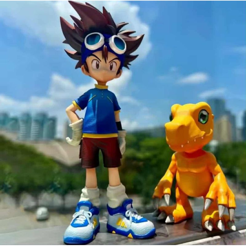 Action Figure Tai e Agumon Digimon Anime Presente | Shopee Brasil