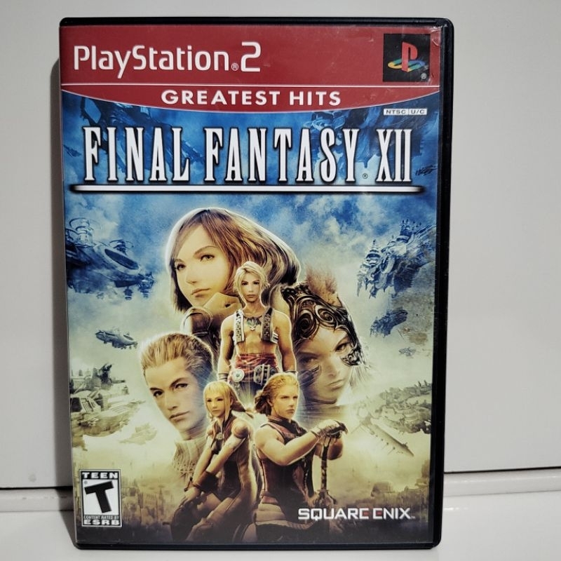 Final Fantasy XII PS2 Original Americano Jogo Mídia Física Seminovo ...