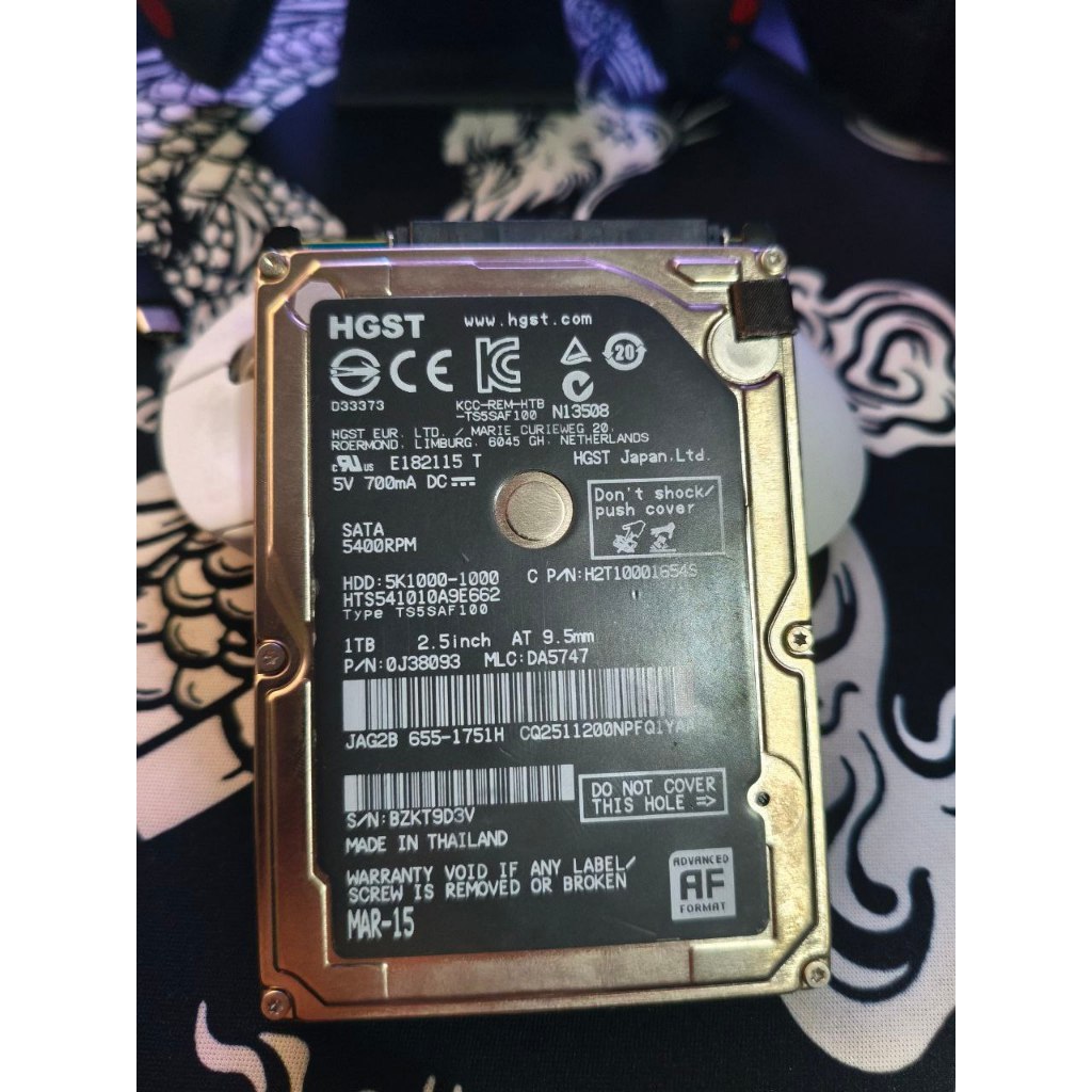 HDD APPLE HGST 1TB - (Original) | Shopee Brasil