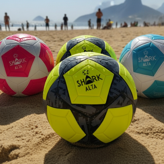 Bola Profissional de Altinha e Futevôlei Shark Alta ULTRAMACIA ...