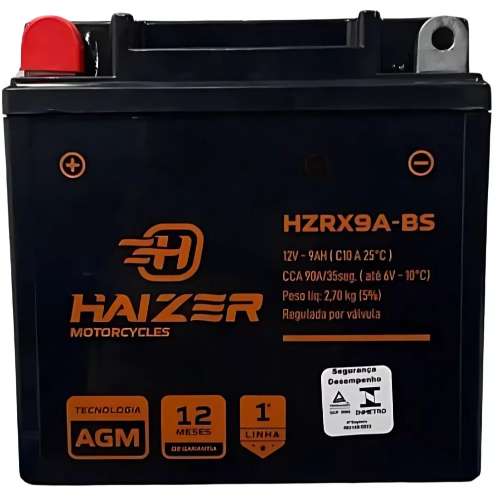 Bateria Haizer HZRX9A-BS Chopper YES Intruder Katana V-Blade | Shopee ...