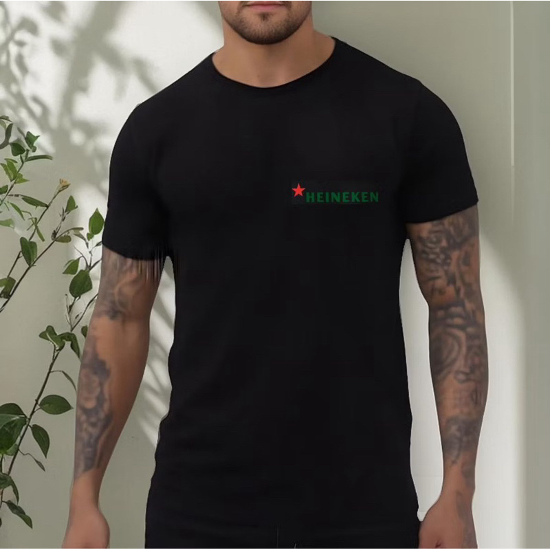 Camiseta personalizada unissex Heinekenn cerveja | Shopee Brasil