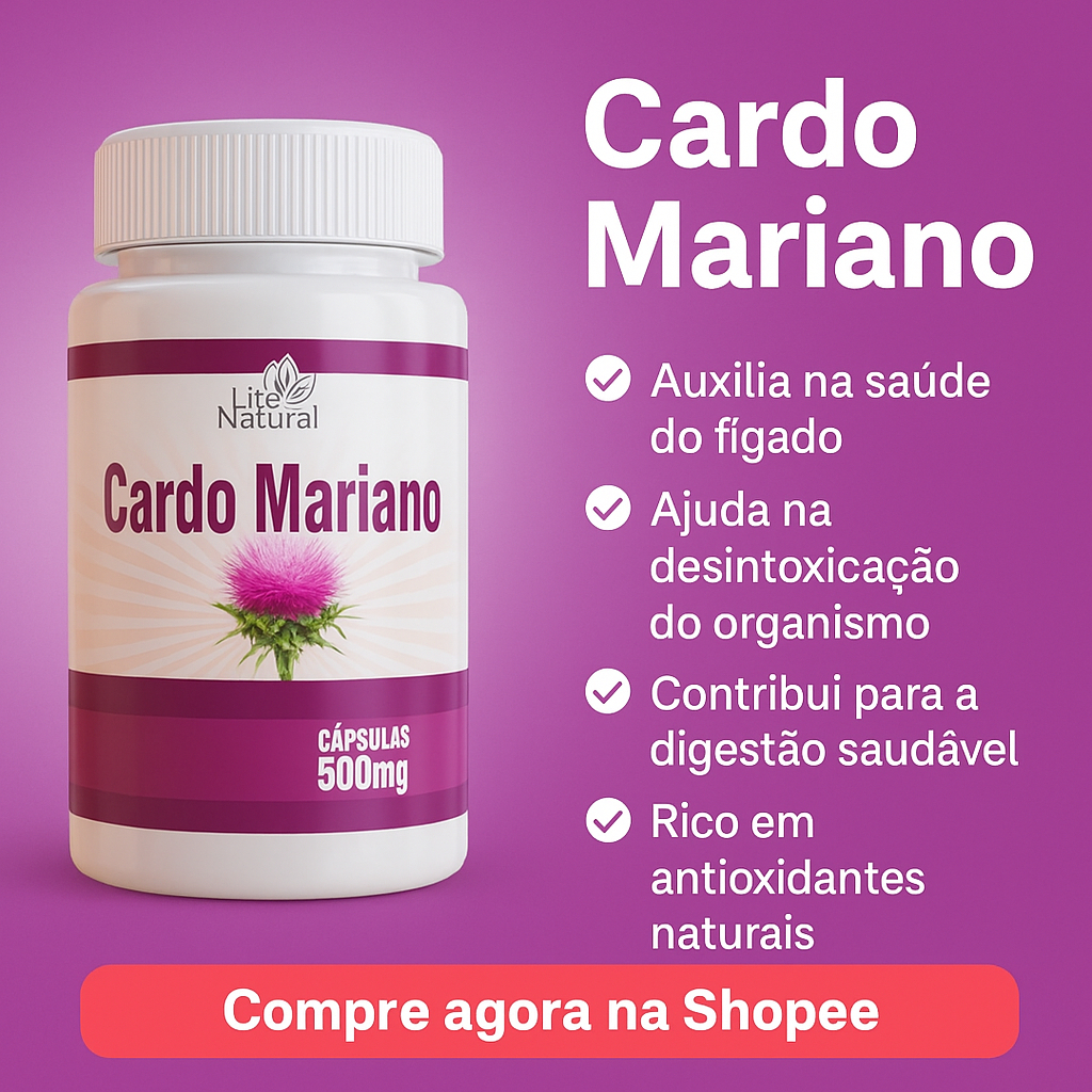 Cardo Mariano Silimarina Original 120 Cápsulas Suplemento Pura 100% ...