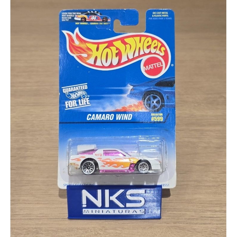 Hot Wheels Camaro Wind Branco | Shopee Brasil
