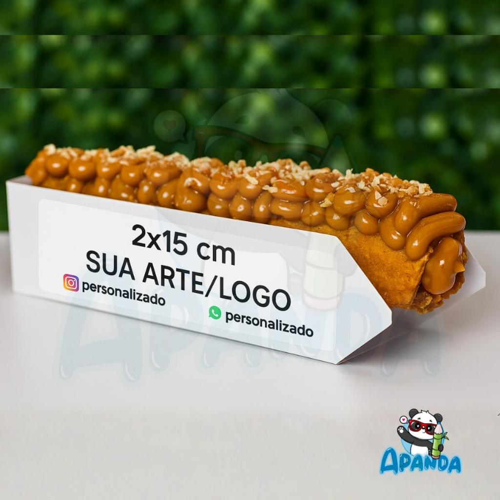 Adesivo Personalizado para Churros 2x15 cm | Embalagens Doces e ...