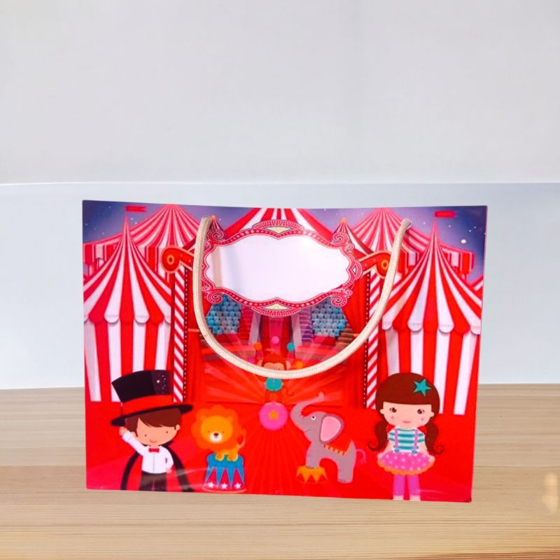 Sacolinha Personalizada Circo Menino Para Lembrancinhas | Shopee Brasil