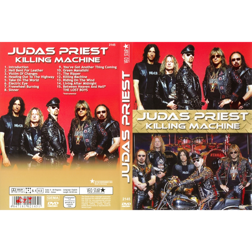 Judas Priest - Killing Machine | Shopee Brasil