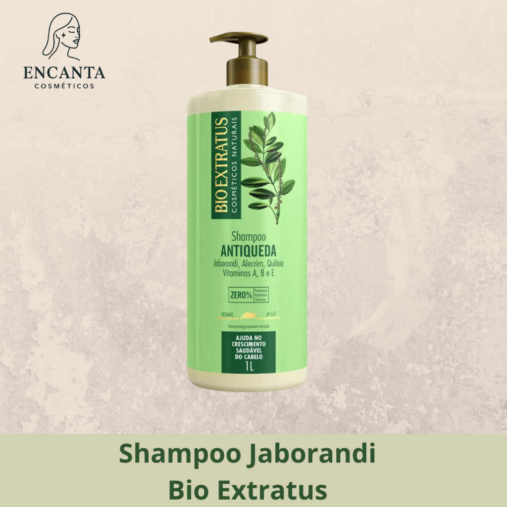 Shampoo Antiqueda Jaborandi Bio Extratus - 1 Litro | Shopee Brasil