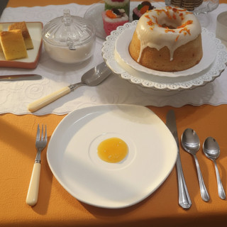 Prato De Sobremesa Formato Organico de Ovo em Cerâmica Breakfast Café ...
