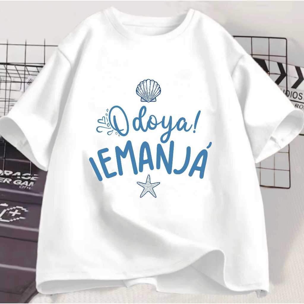 Camiseta Odoya Iemanja Candomble Umbanda Unissex | Shopee Brasil