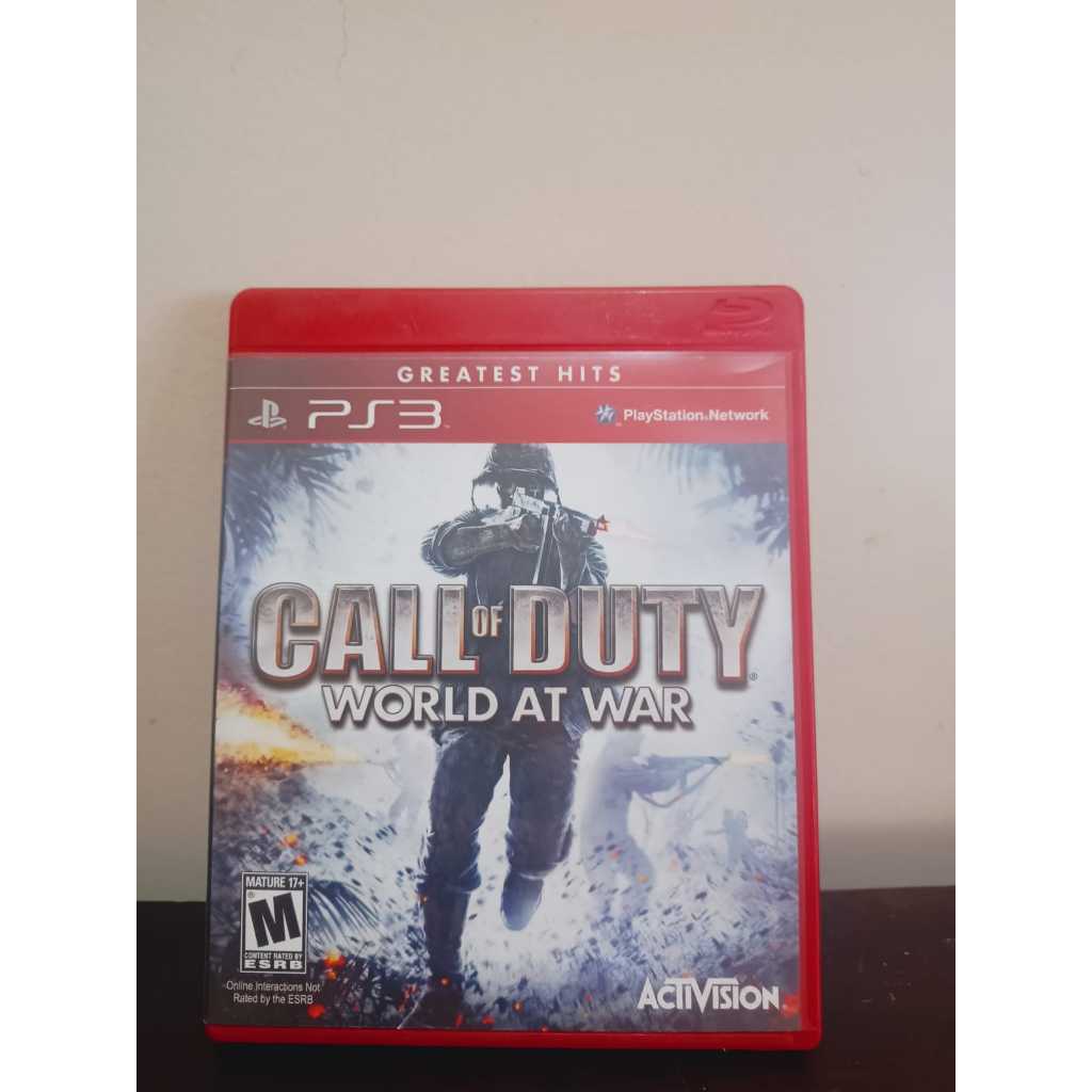 call of dutty world at war ps3 | Shopee Brasil